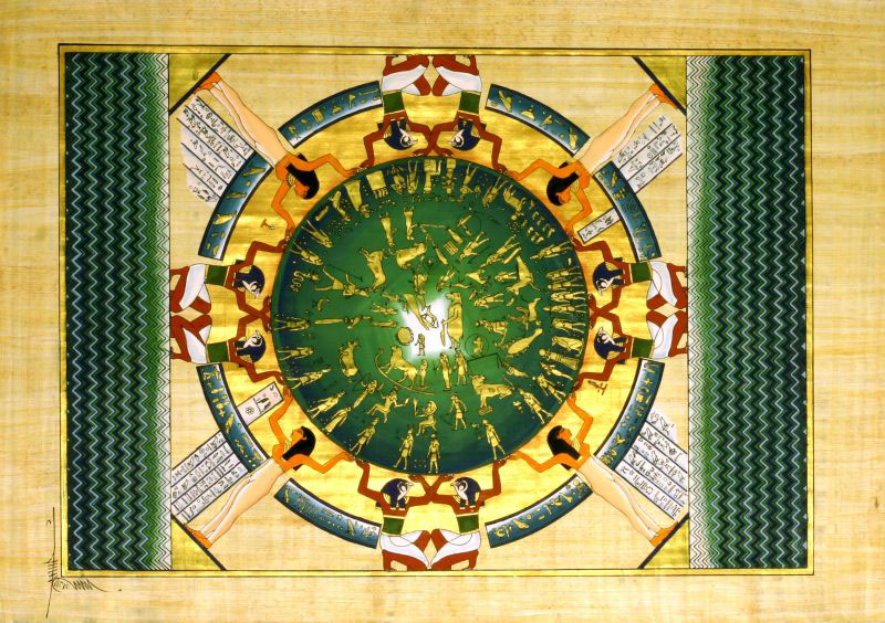 Artisanat d'Egypte » Nos produits » Papyrus » Papyrus 70*100 cm