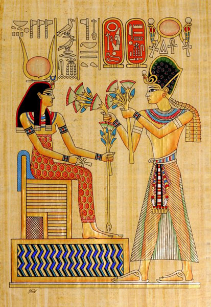 Artisanat d'Egypte » Nos produits » Papyrus » Papyrus 70*100 cm