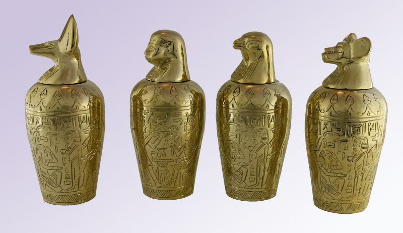 Artisanat d'Egypte » Nos produits » Statuaire » Vases canopes