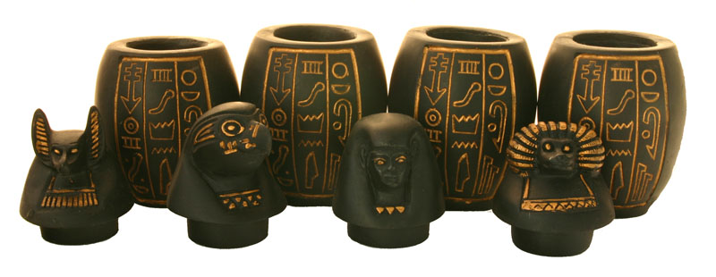 Artisanat d'Egypte » Nos produits » Statuaire » Vases canopes
